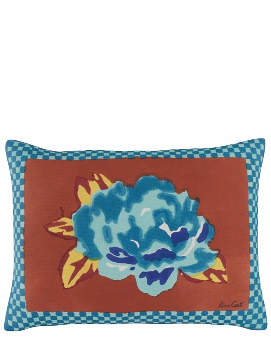LISA CORTI Double Peonia Baby Cushion Lisa Corti