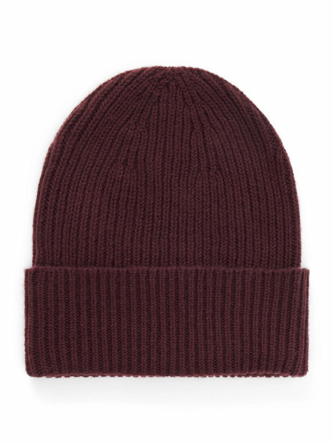 William Lockie - Ribbed Cashmere Beanie William Lockie