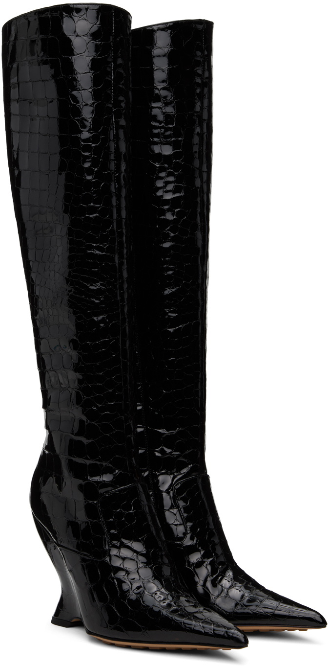 Bottega Veneta Black Punta Boots Bottega Veneta