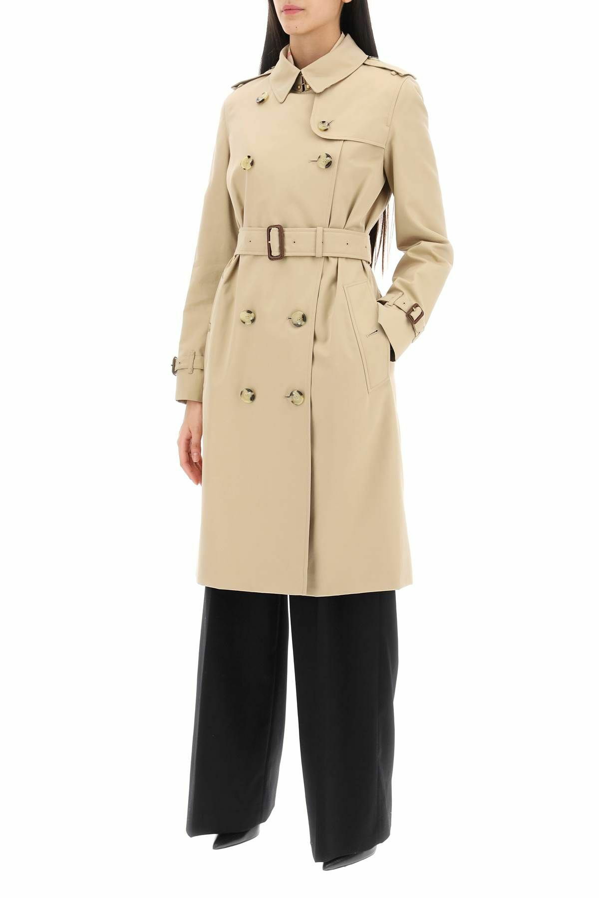 BURBERRY long kensington heritage trench coat Beige Burberry
