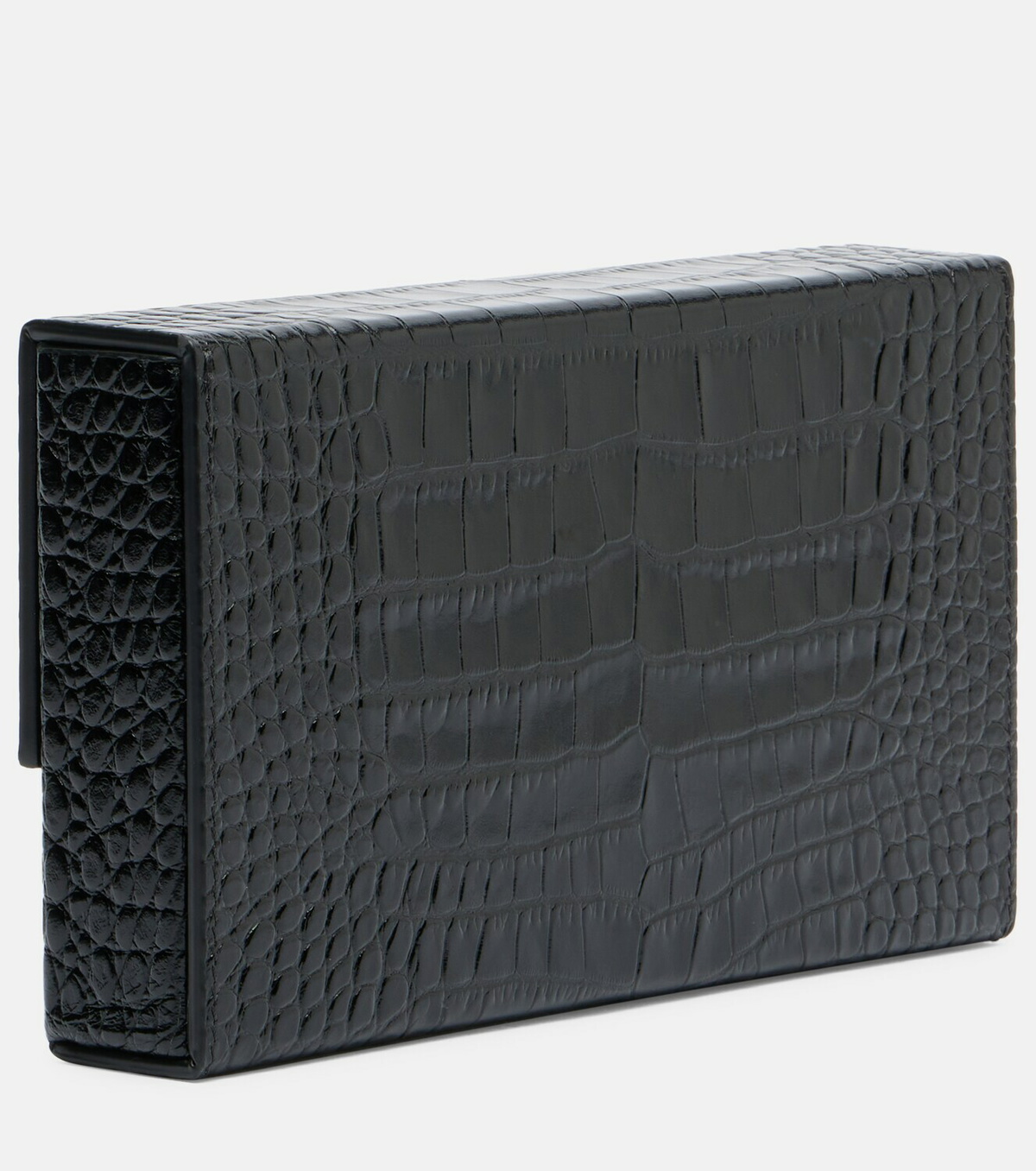 Tom Ford T Latch croc-effect leather box clutch TOM FORD