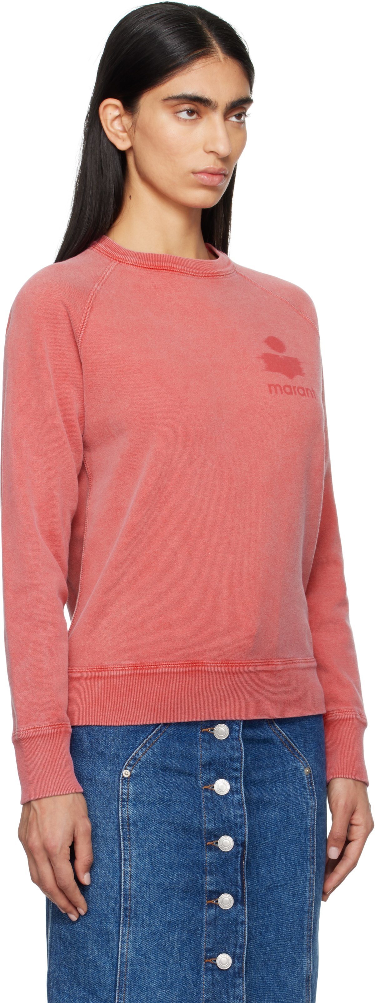 Isabel Marant Etoile Red Milla Sweatshirt Isabel Marant Etoile