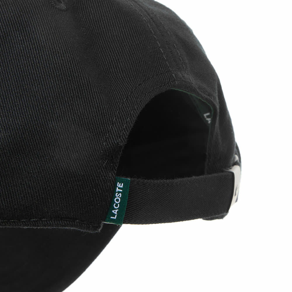 Lacoste Men's Robert Georges Core Cap in Black Lacoste