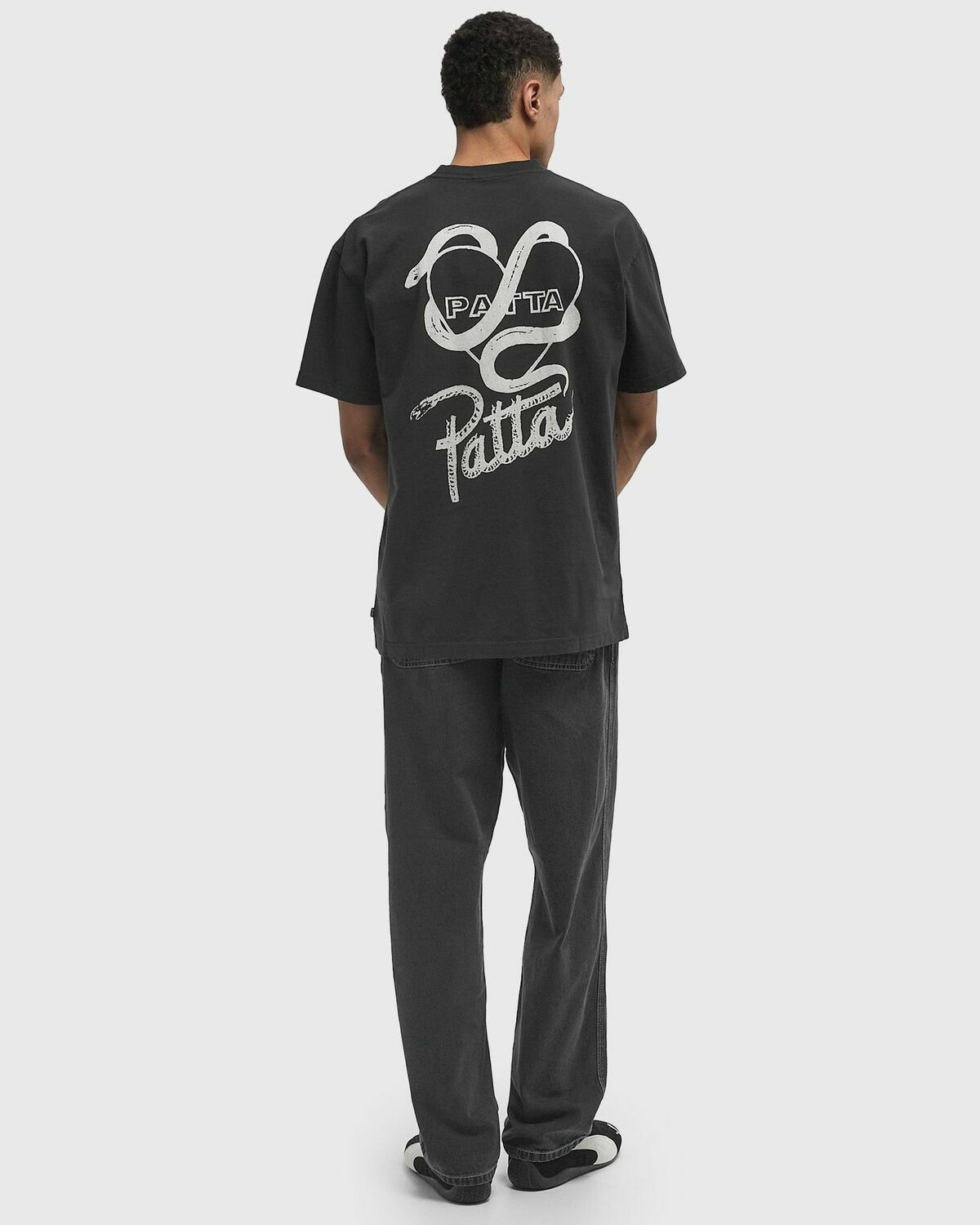 PATTA Snake Heart Tee Black Mens Shortsleefe Patta