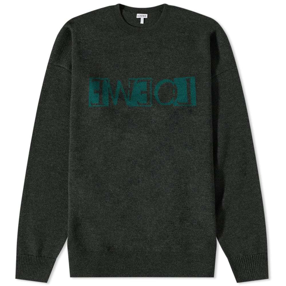 Loewe Mirror Logo Crew Knit Loewe