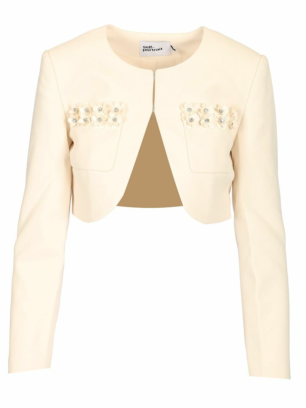 self-portrait Crepe Jacket Self-Portrait