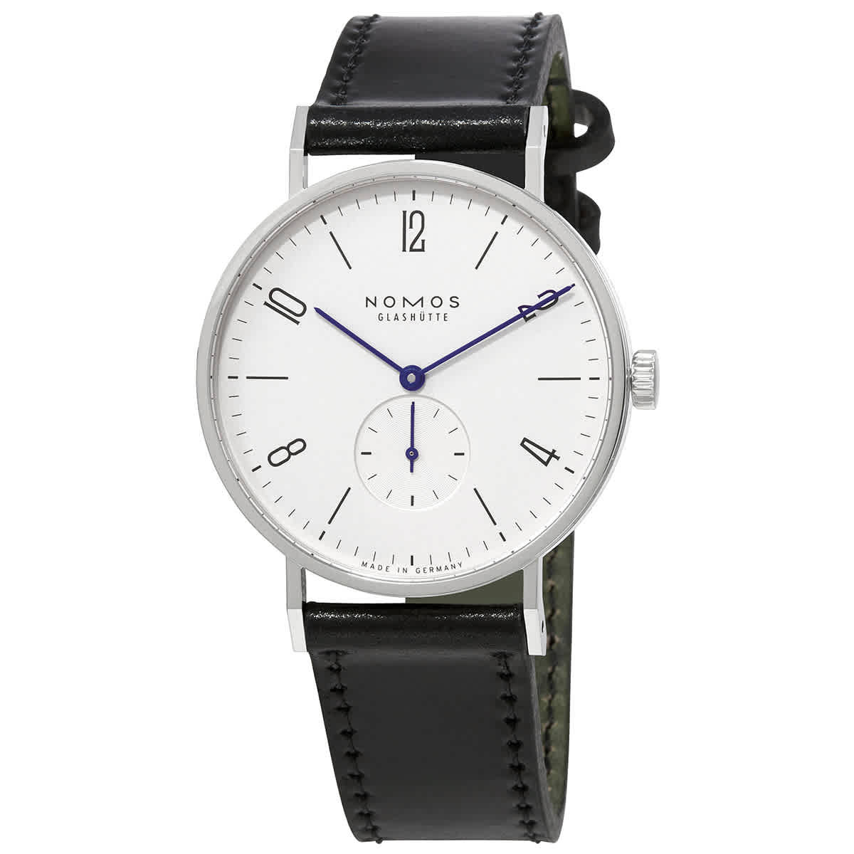 Nomos Tangente 38 Galvanized White Silver-plated Dial Mens Watch 164 ...