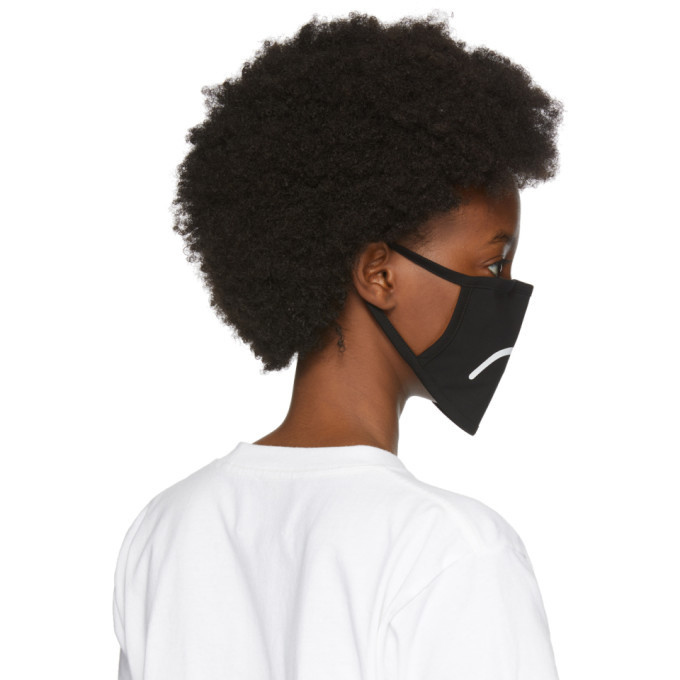 Marc Jacobs Three-Pack Black Smiley Face Masks Marc Jacobs