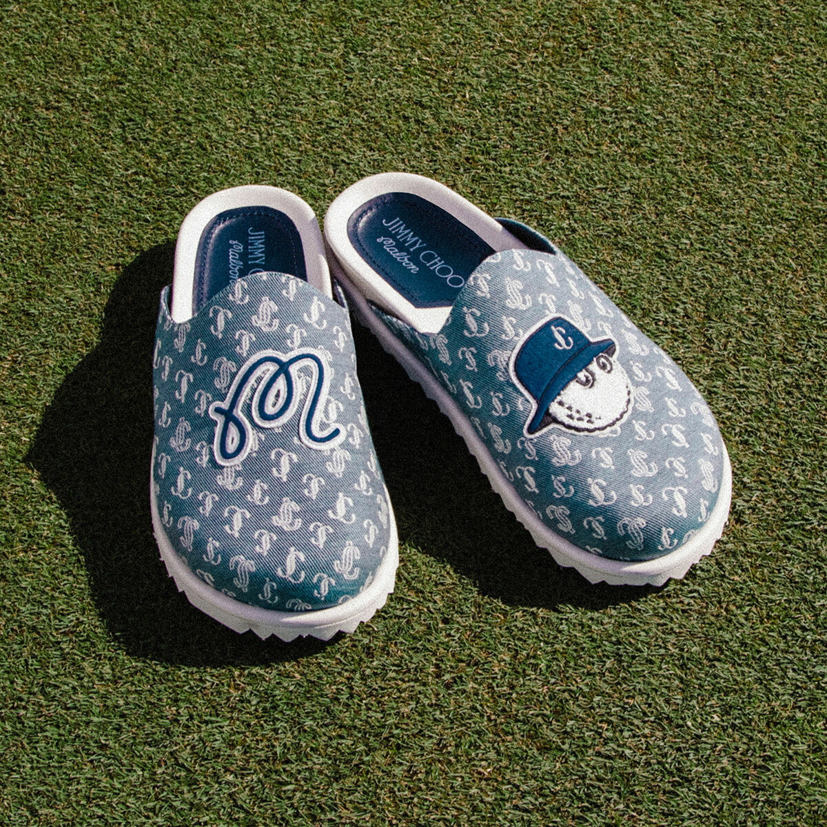 Jimmy Choo Jimmy Choo / Malbon Monogram Mule/M Slide Jimmy Choo