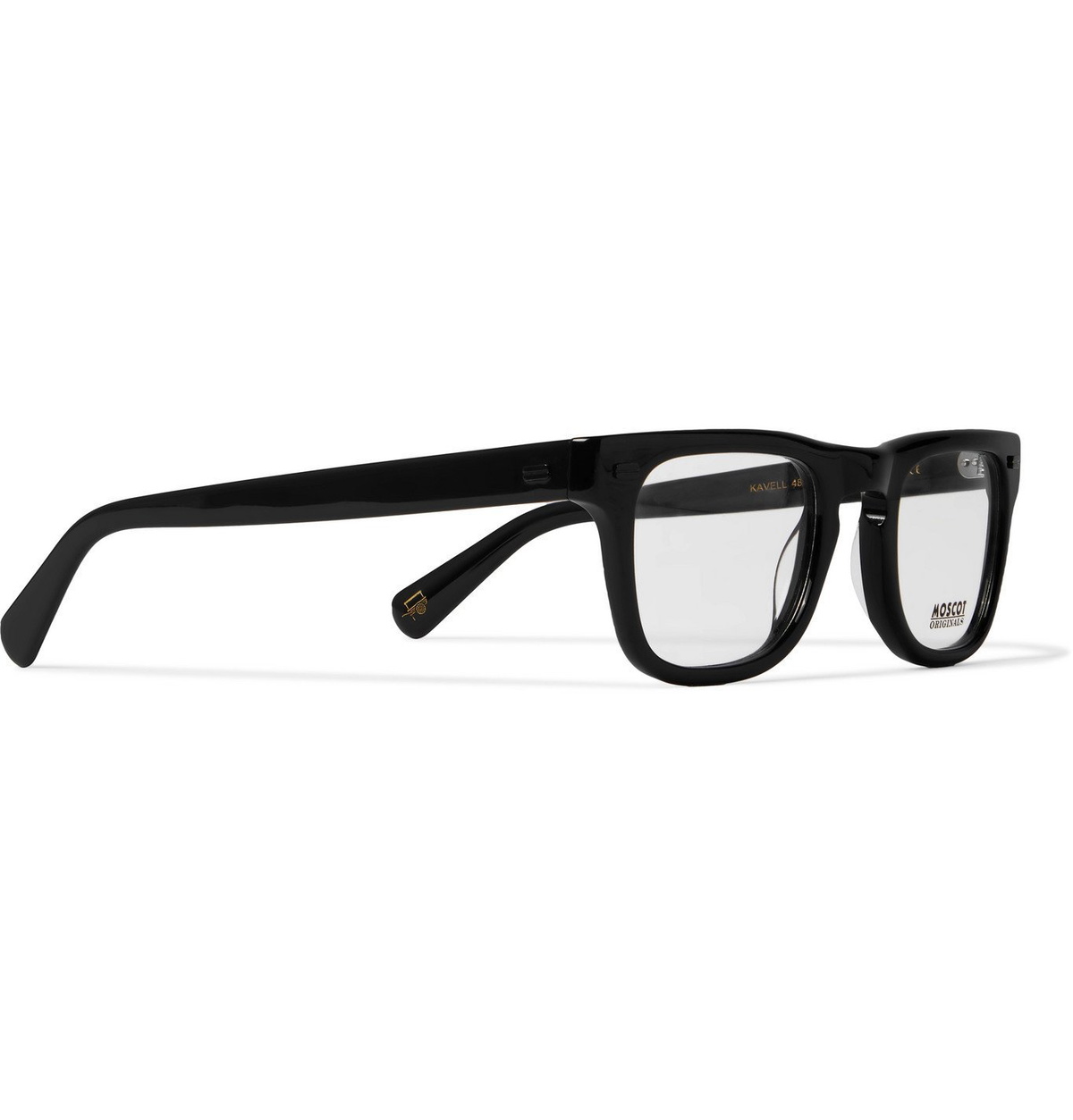 Moscot - Kavell Square-Frame Acetate Optical Glasses - Black Moscot