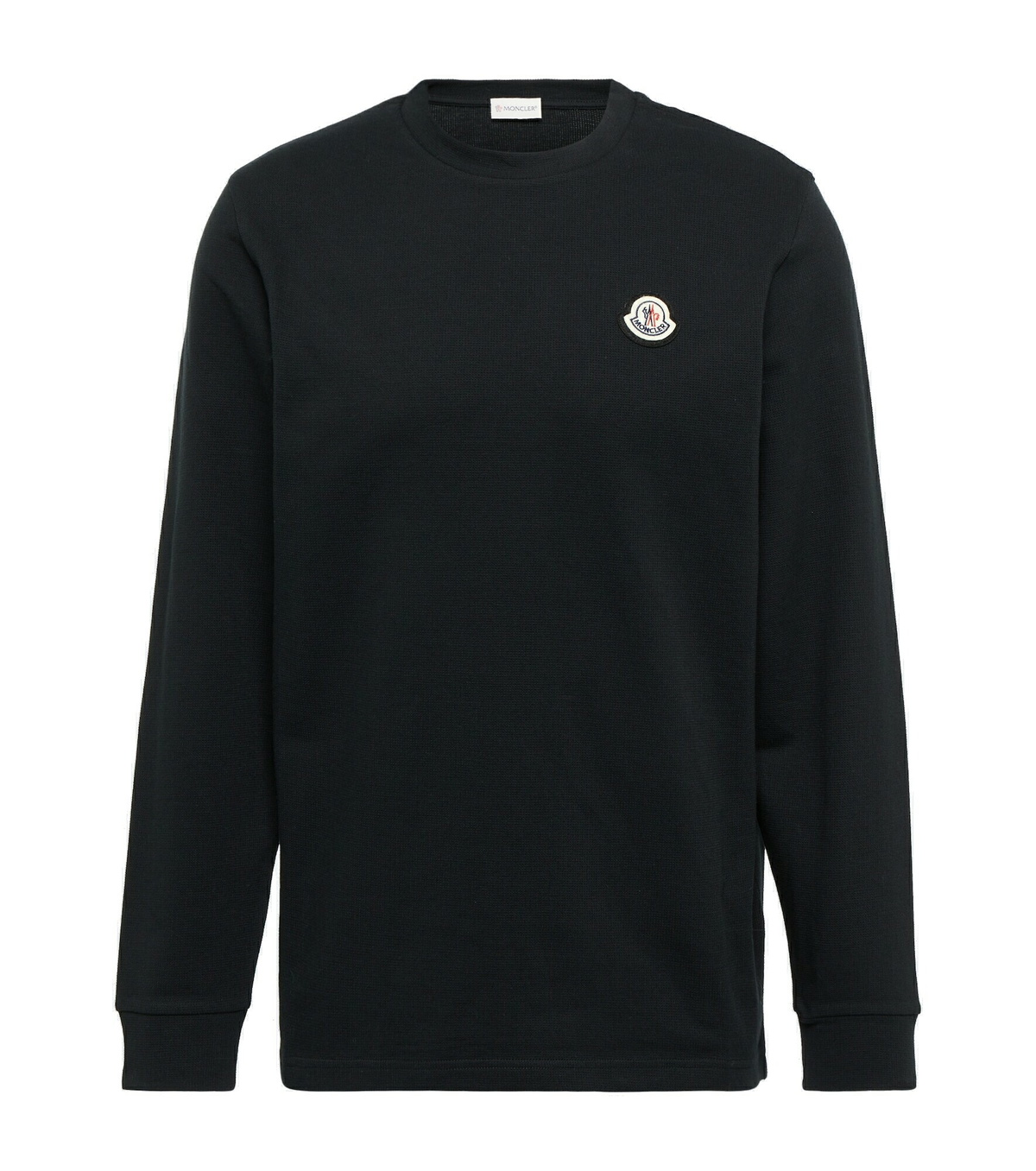 Moncler - Logo cotton top Moncler