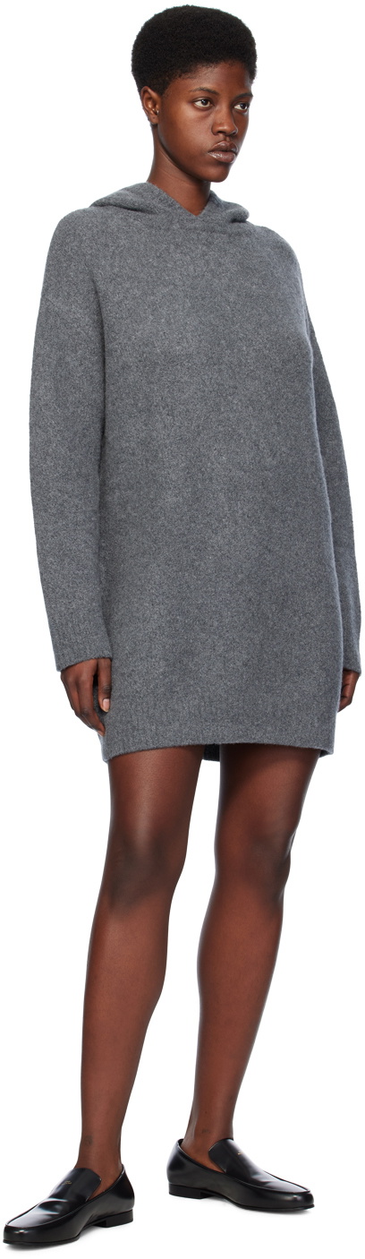 LISA YANG Gray Louise Minidress Lisa Yang