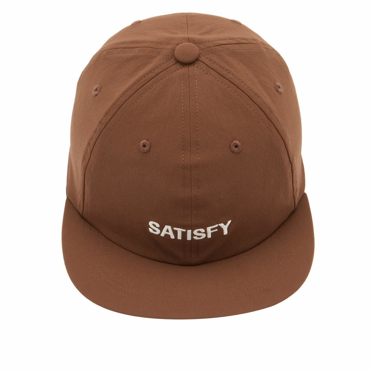 Satisfy Men's PeaceShell Running Cap in Brown Satisfy