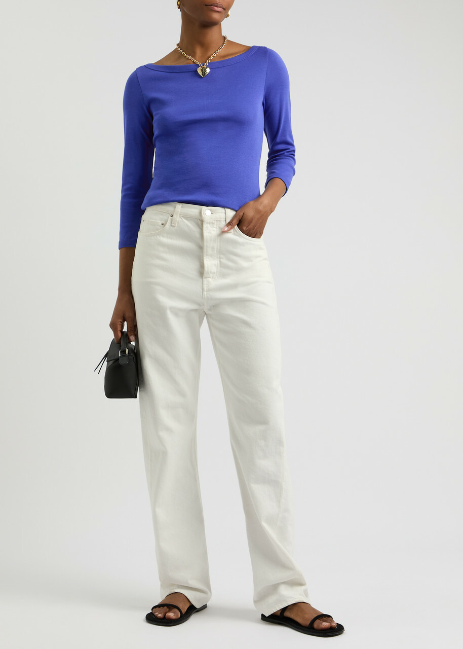 Flore Flore Steffi Cotton top Blue FLORE FLORE