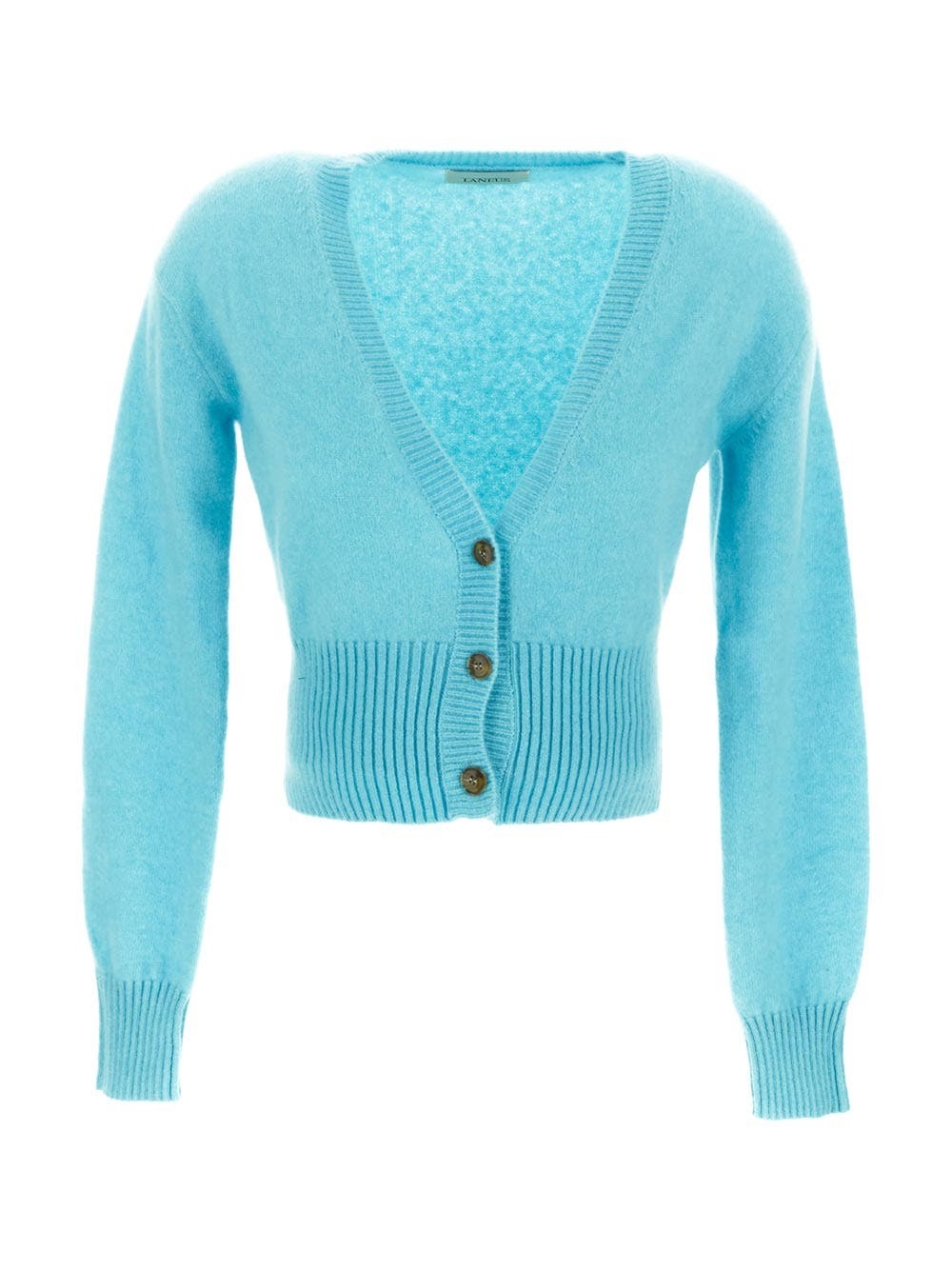 Laneus Light Blue Cashmere Cardigan Laneus