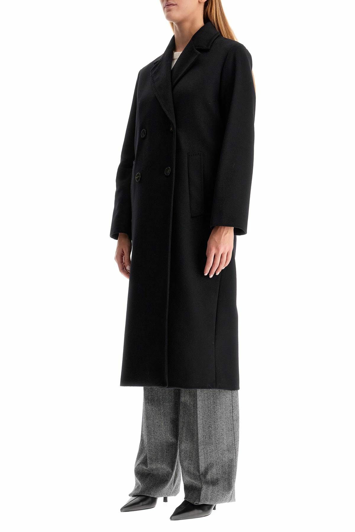 WEEKEND MAX MARA double-breasted ponera Black Weekend Max Mara