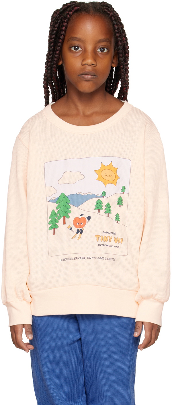 TINYCOTTONS Kids Off-White 'Sa Majesté' Sweatshirt TINYCOTTONS