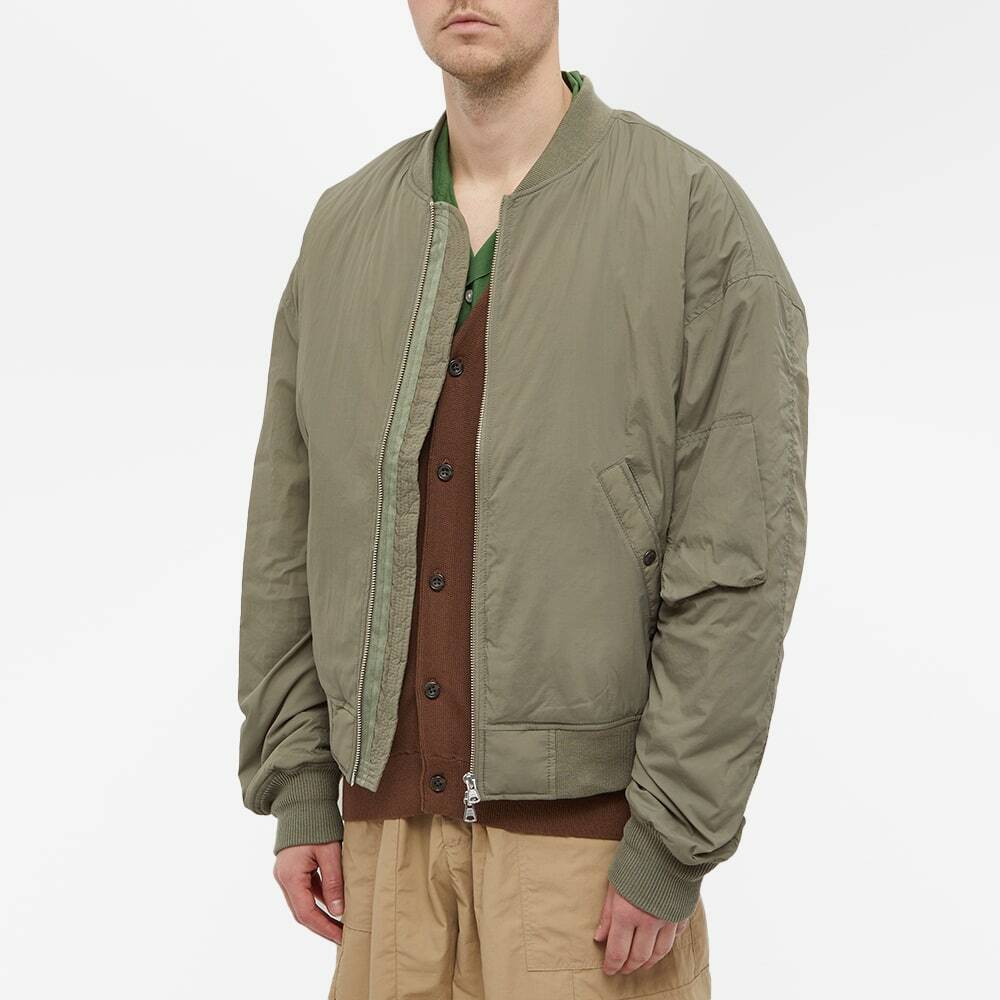 FrizmWORKS Men's MA-1 Flight Jacket in Light Khaki FrizmWORKS