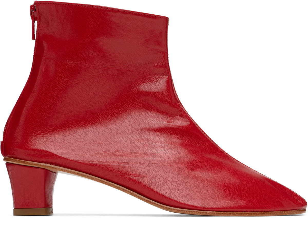 Martiniano Red High Leone Boots Martiniano