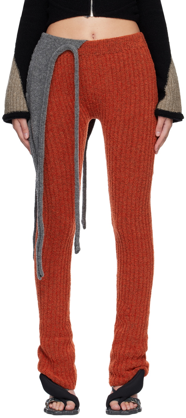 Ottolinger Red Paneled Trousers Ottolinger