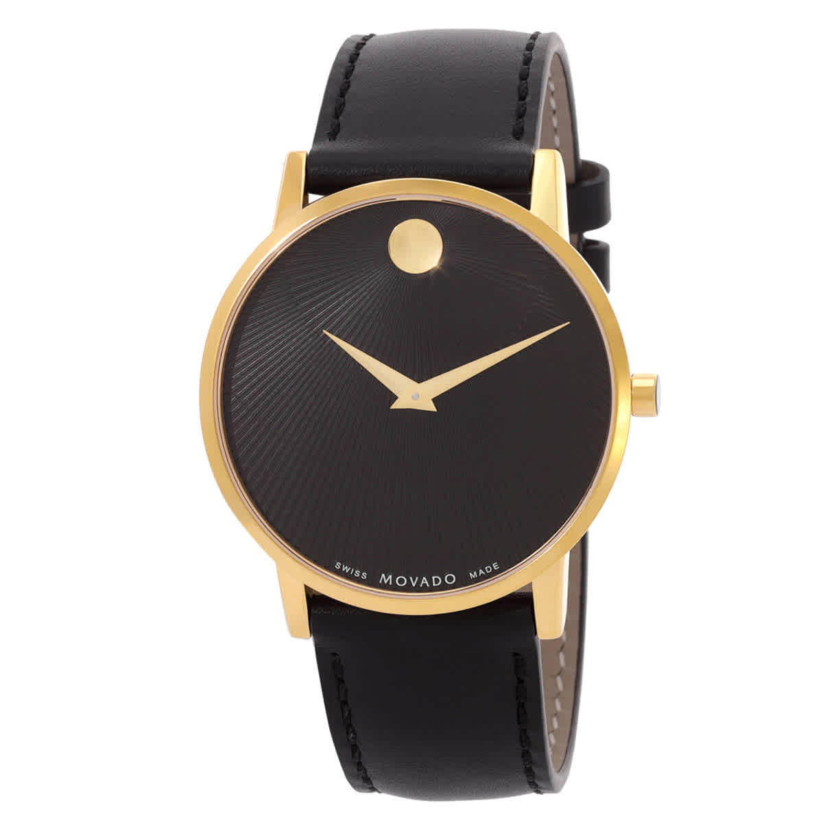 Movado Museum Classic Quartz Black Dial Mens Watch 607799 Movado