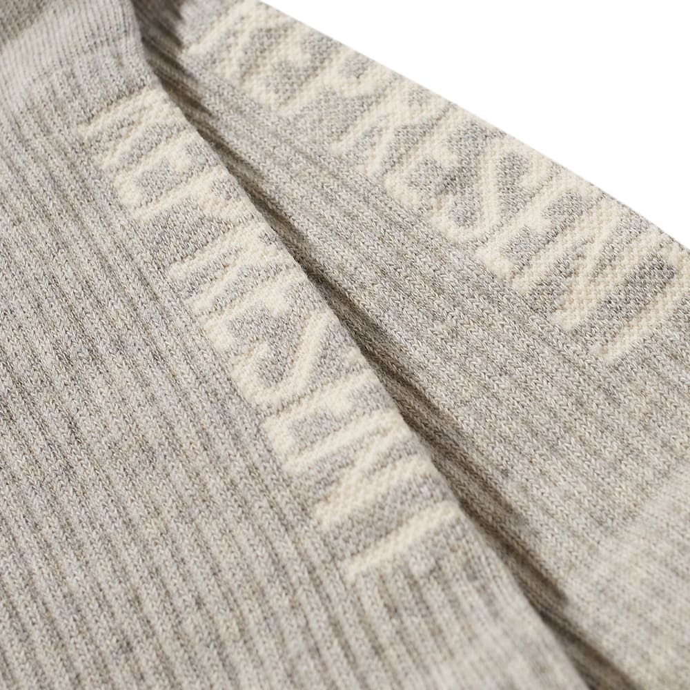 Represent Men's Sock in Grey Marl Represent