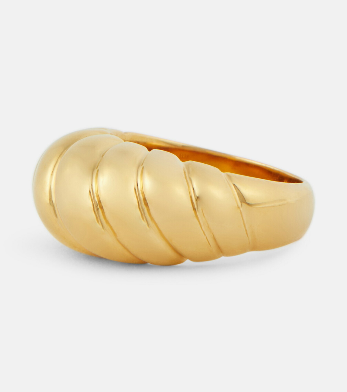 Sophie Buhai - Shell Medium 18kt gold-plated sterling silver ring ...