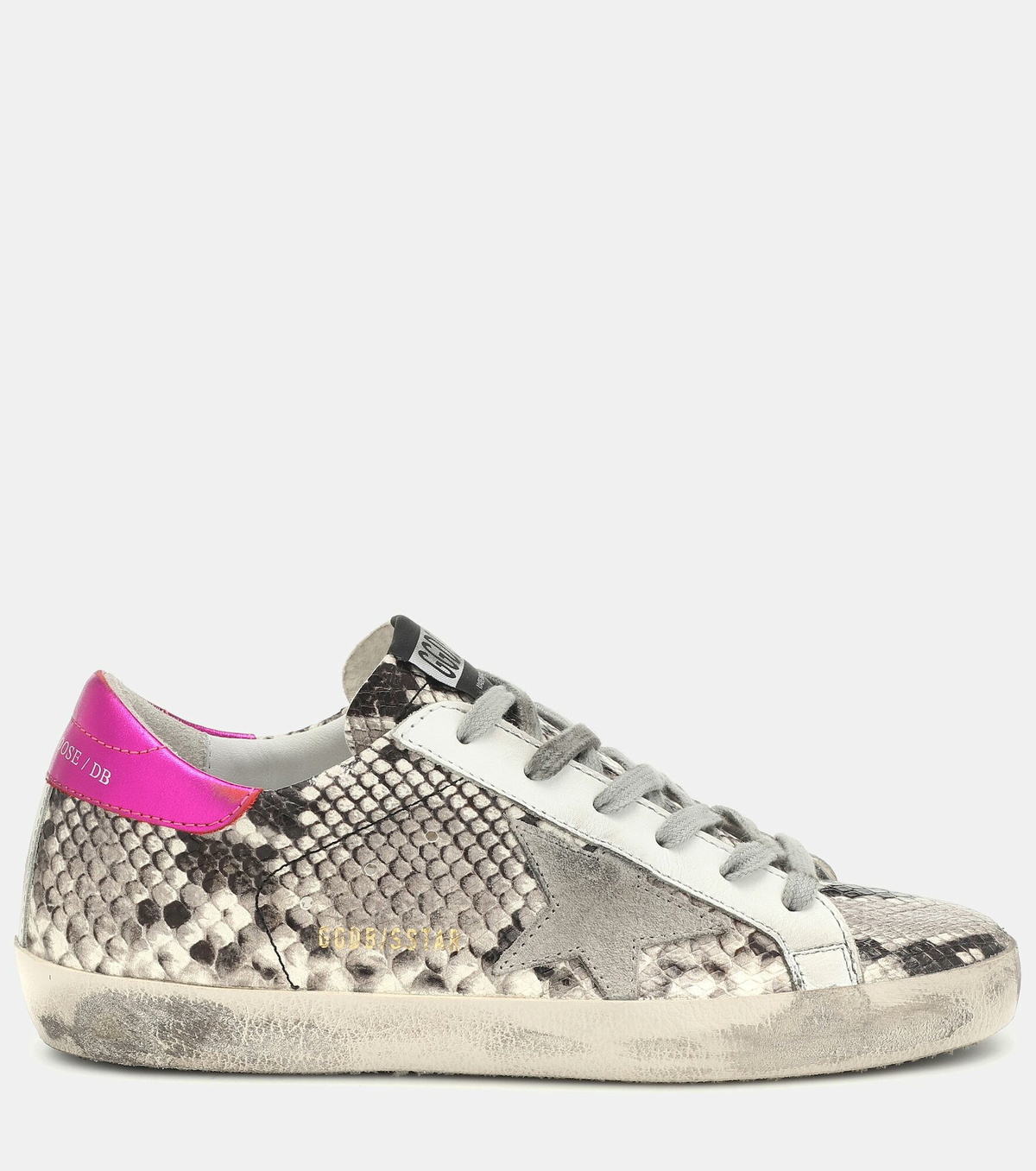 Golden Goose - Super-Star snake-effect leather sneakers Golden Goose ...