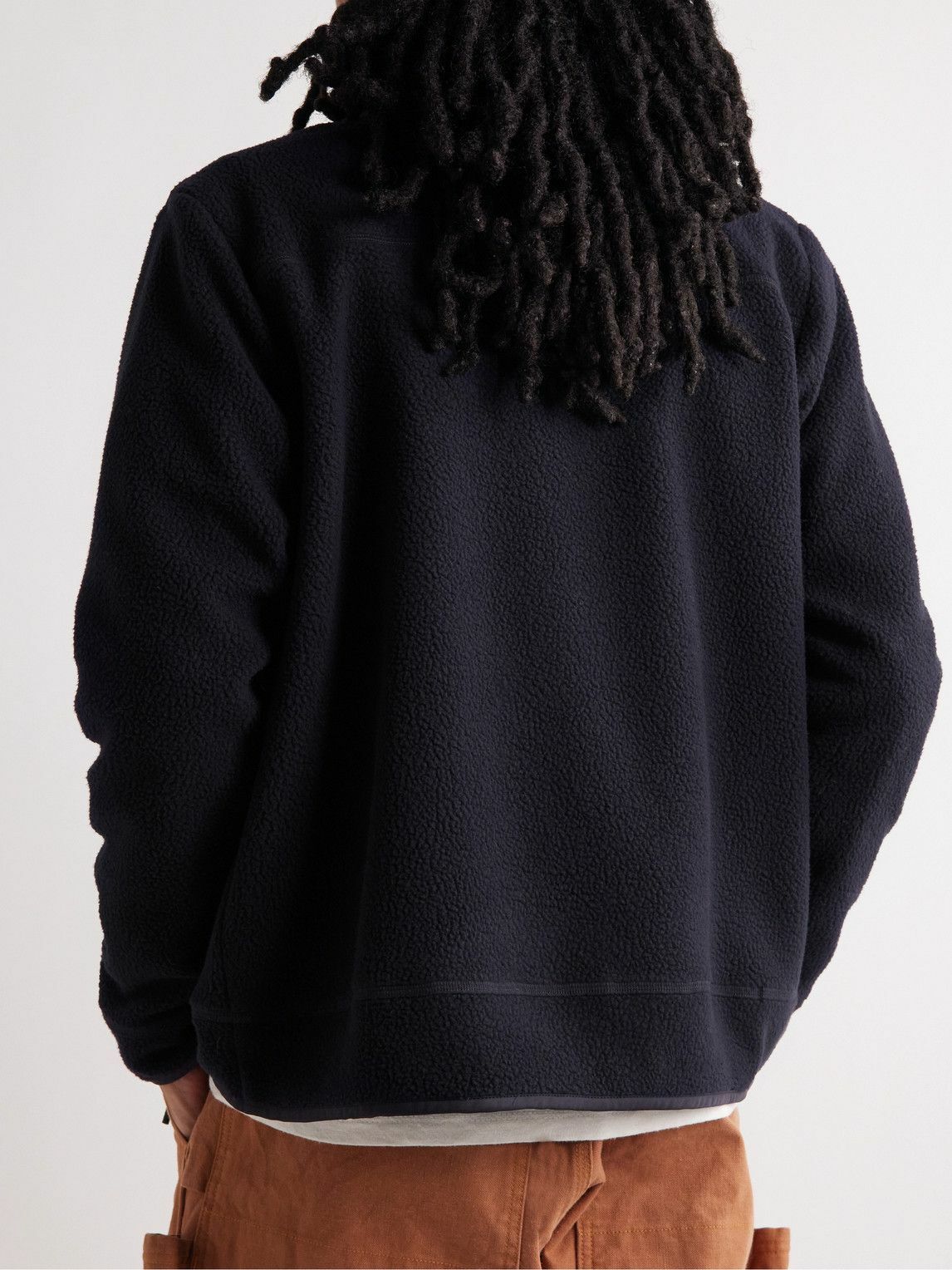 Norse Projects - Frederik Shell-Trimmed Polartec® Fleece Jacket - Blue ...