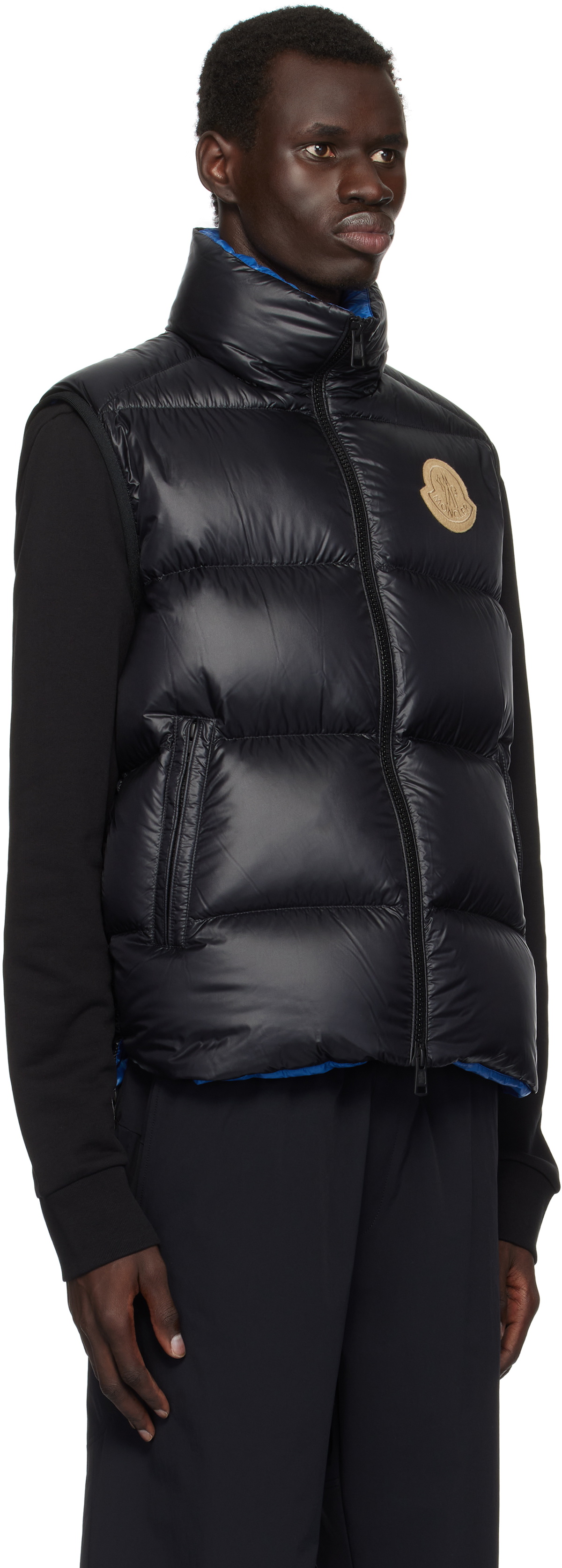 Moncler Black Sumido Down Vest Moncler