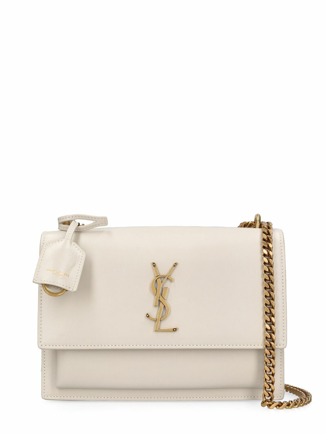 SAINT LAURENT - Medium Sunset Leather Shoulder Bag Saint Laurent