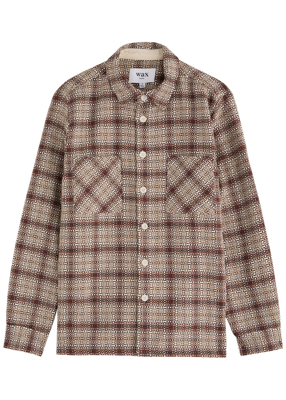 Wax London Whiting Cotton-blend Overshirt Cream Wax London