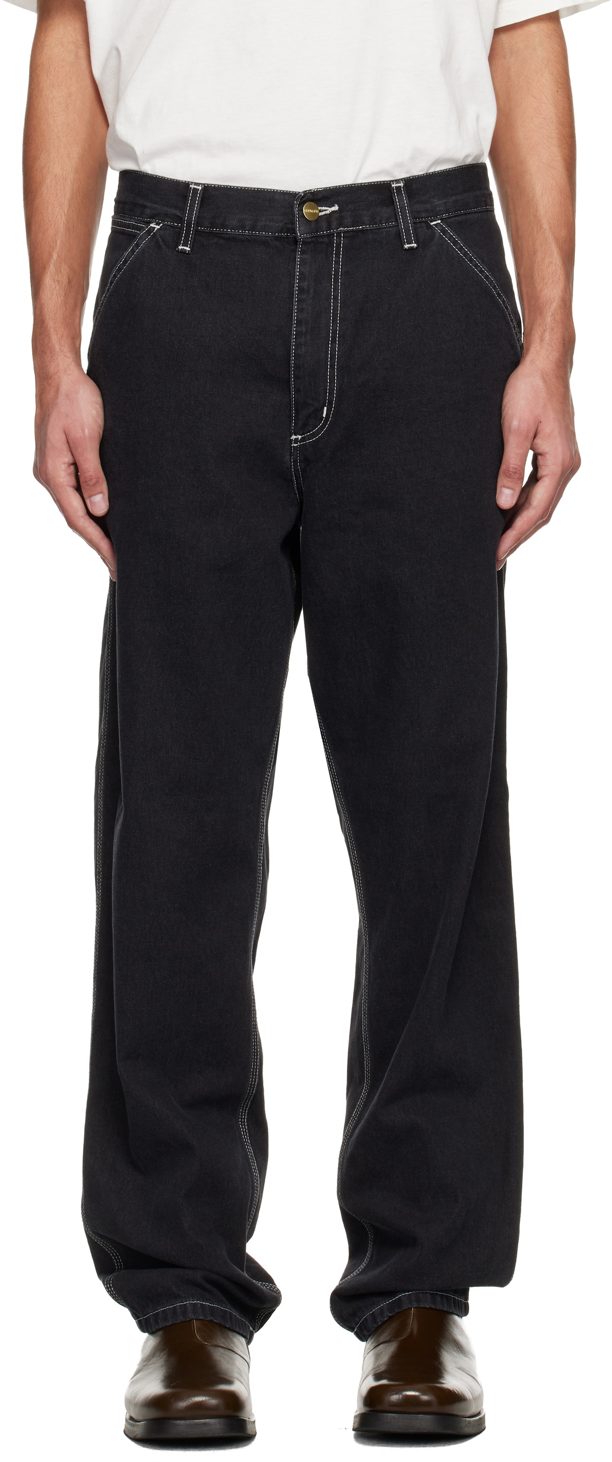Carhartt Work In Progress Black Simple Pant Jeans Carhartt WIP