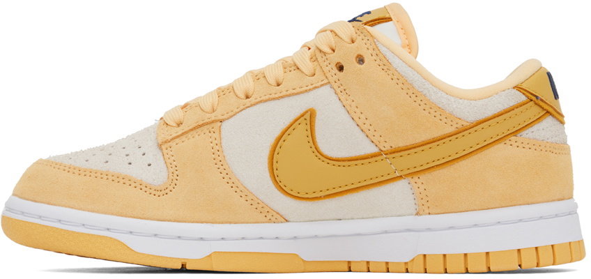 Nike Yellow & Beige Dunk Low Retro LX Sneakers Nike