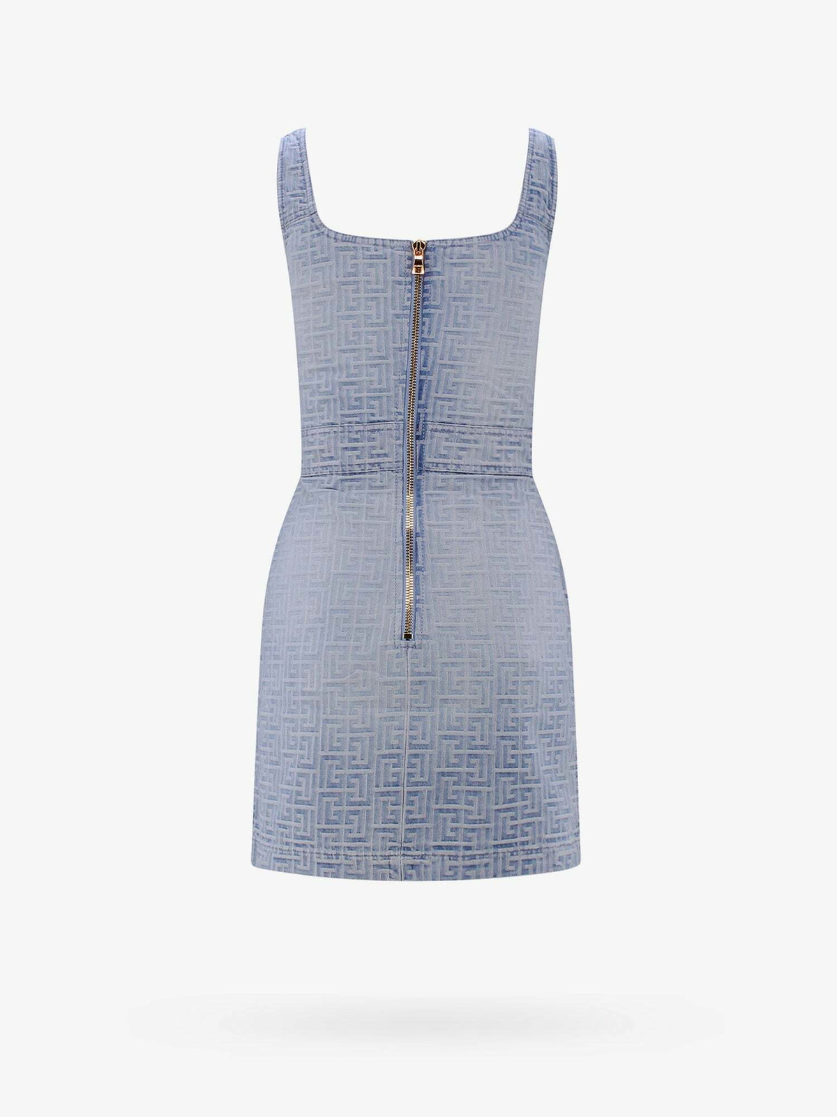 Balmain Dress Blue Womens Balmain