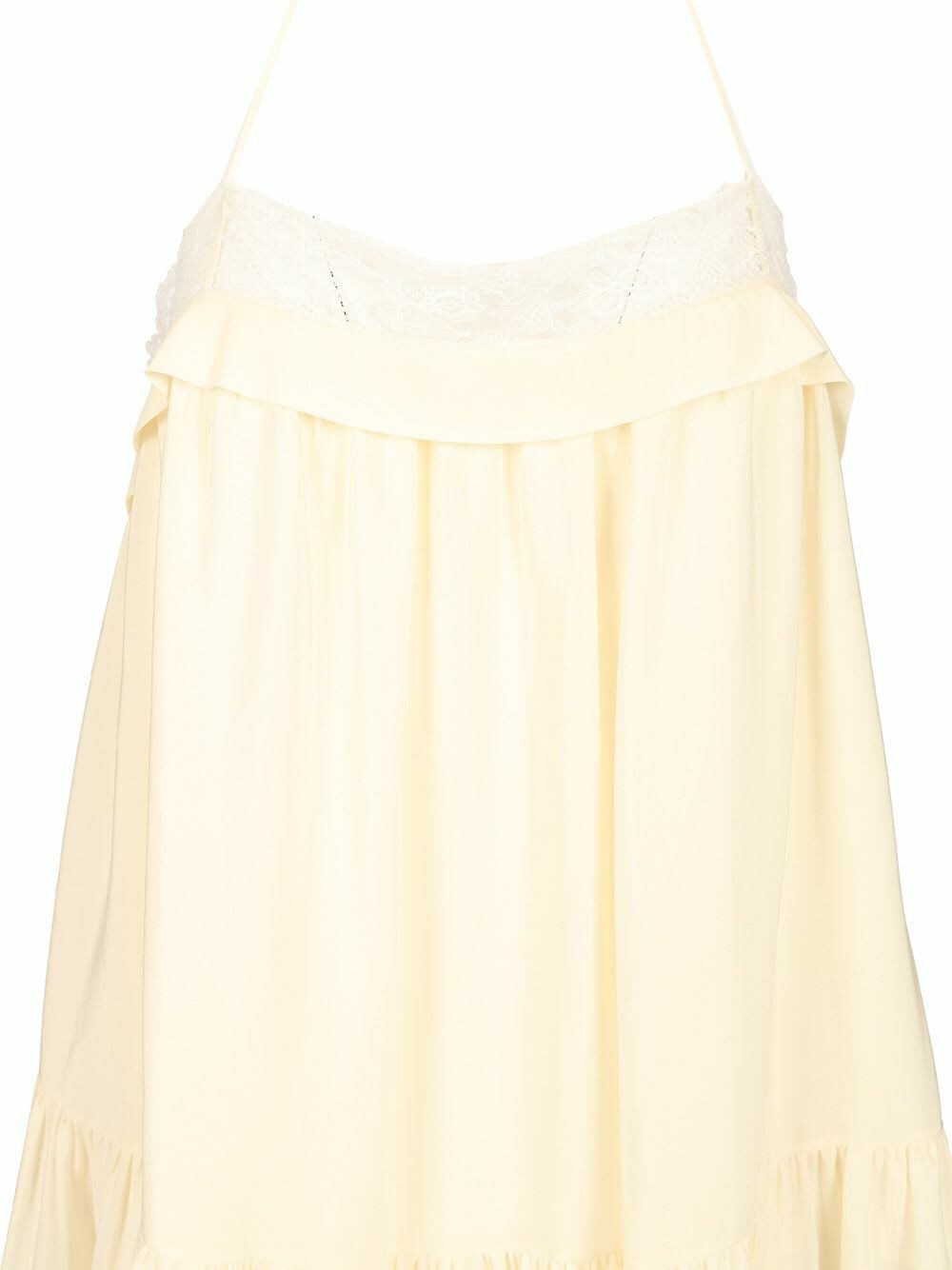 Chloé Mini Dress With Lace Chloe