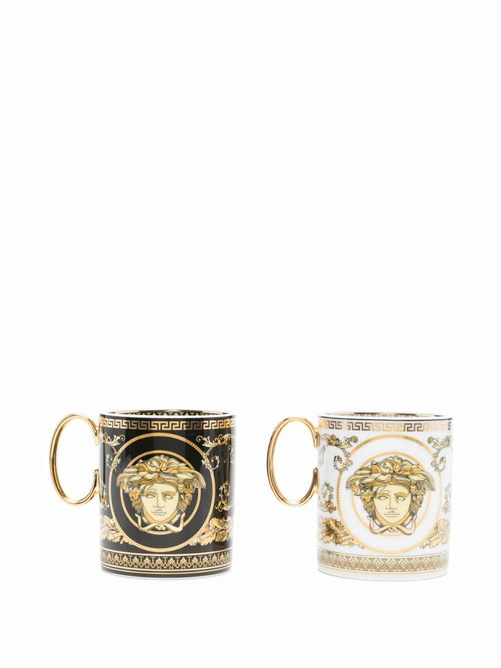 Versace Virtus Gala Coffee Set (set Of Two) Versace
