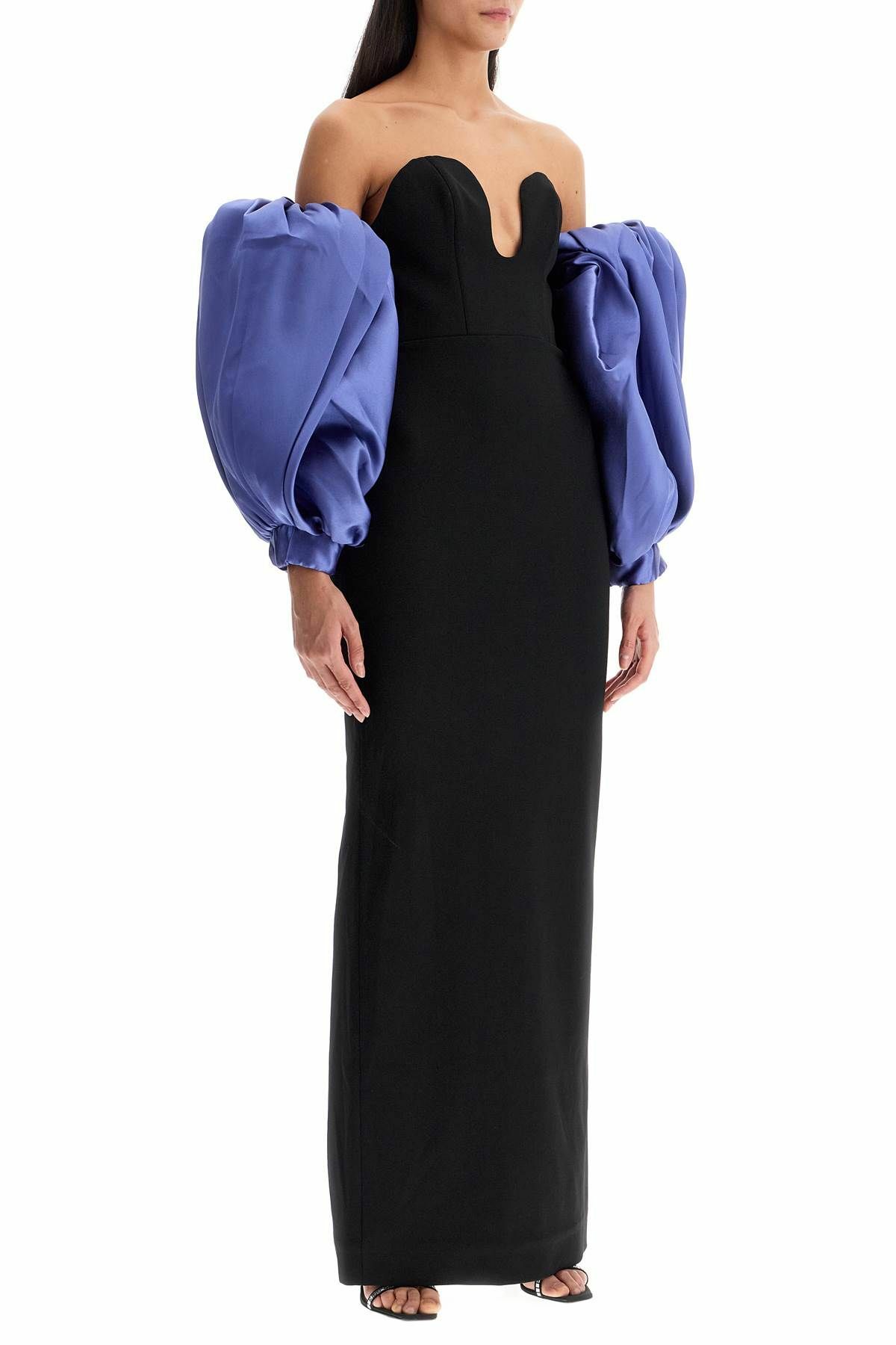 SOLACE LONDON long karina dress Black Solace London
