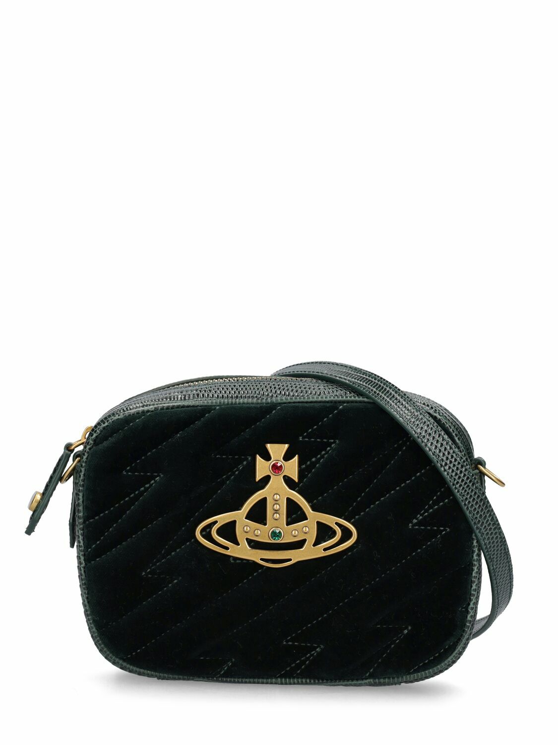 VIVIENNE WESTWOOD - Anna Velvet Camera Bag Vivienne Westwood