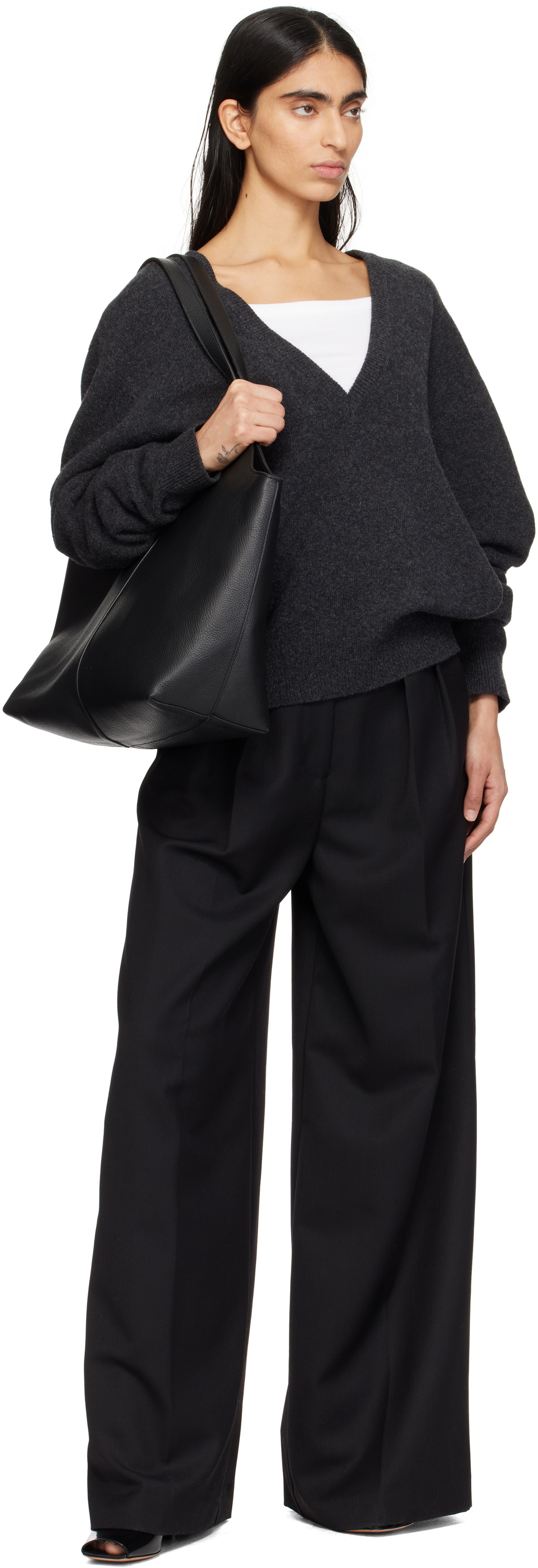 Aesther Ekme Black Cabas Supple XL Tote Aesther Ekme