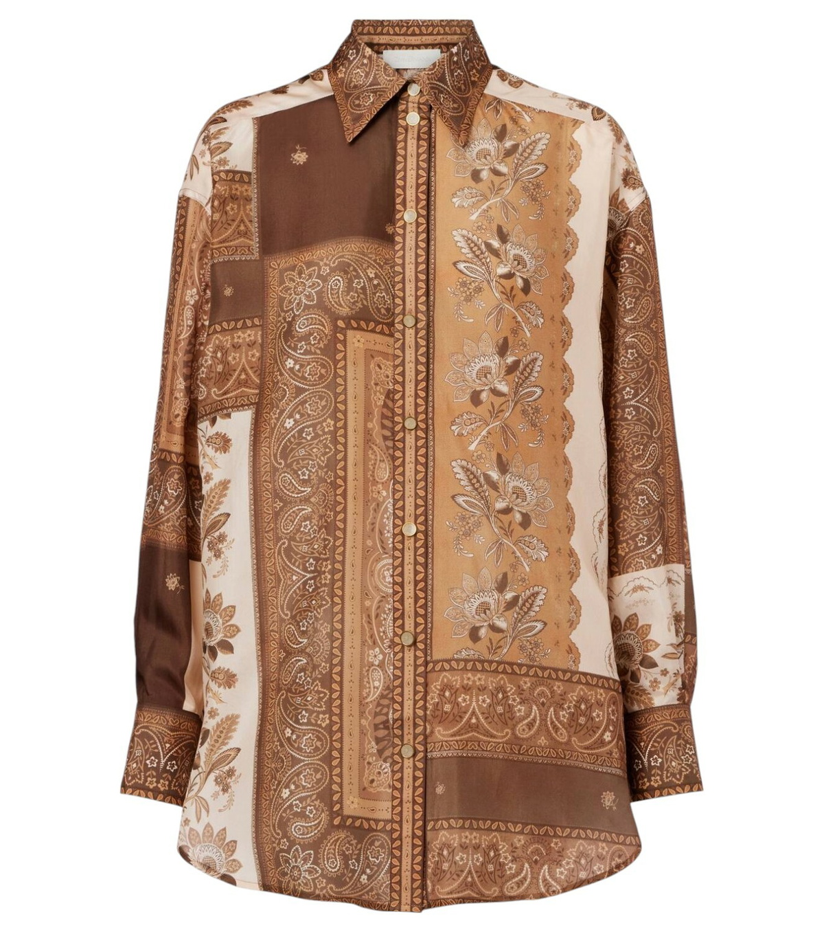 Zimmermann Lucky bandana silk satin shirt Zimmermann