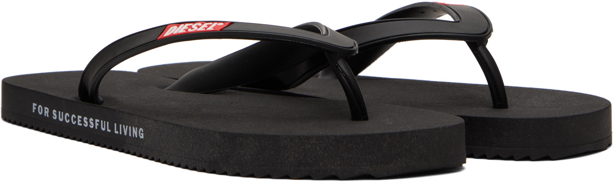 Diesel Black Sa-Rio Flip-Flops Diesel