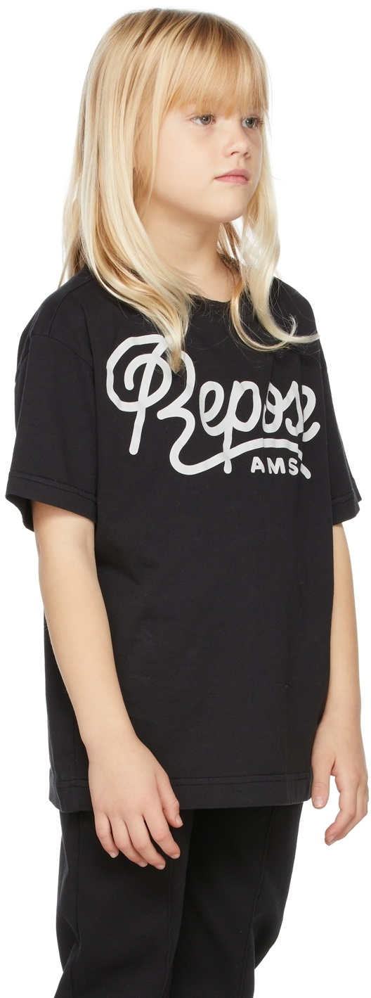 Repose AMS Kids Black Logo T-Shirt Repose AMS