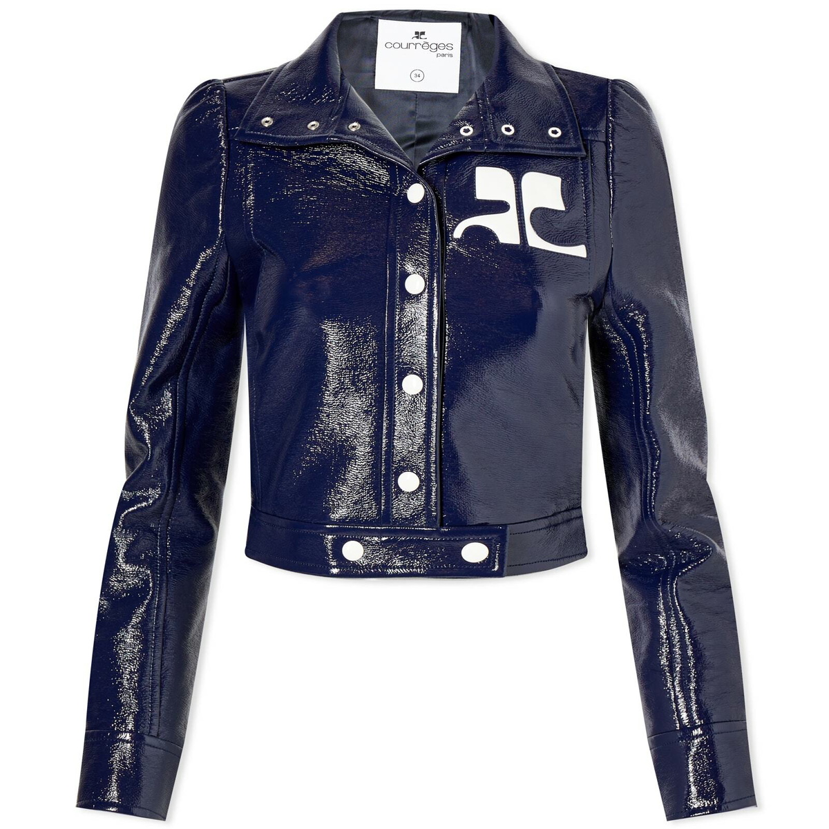 Courreges Women's Courrèges Reedition Vinyl Jacket in Ink Courreges