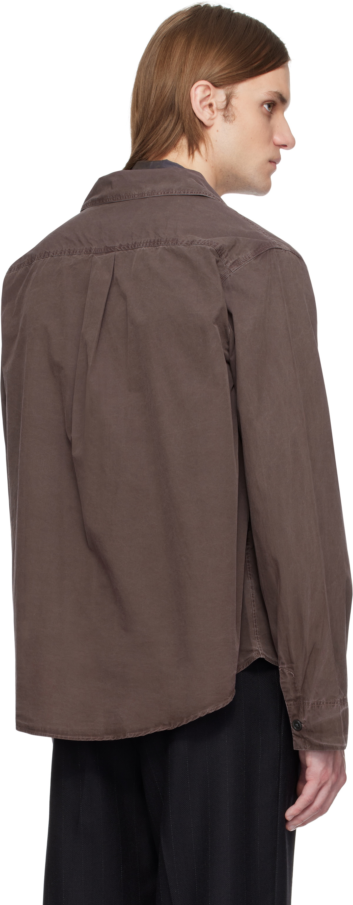 OUR LEGACY Purple Funnel Shirt Our Legacy