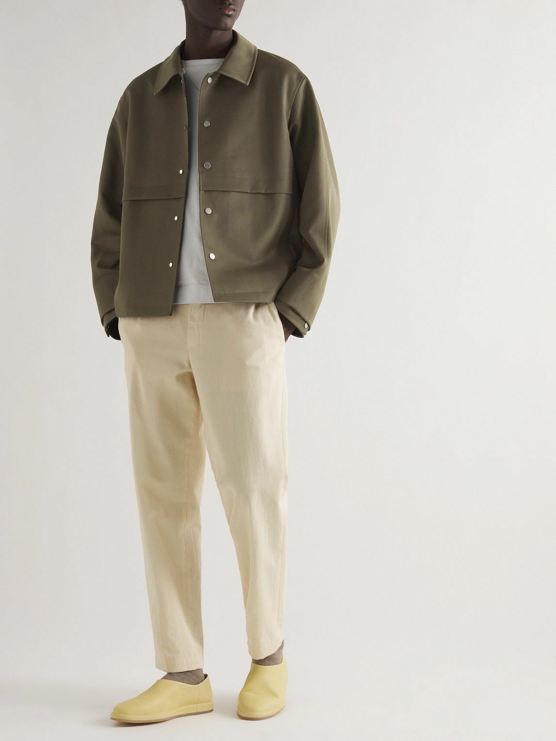 LE 17 SEPTEMBRE - Wool-Blend Coach Jacket - Brown