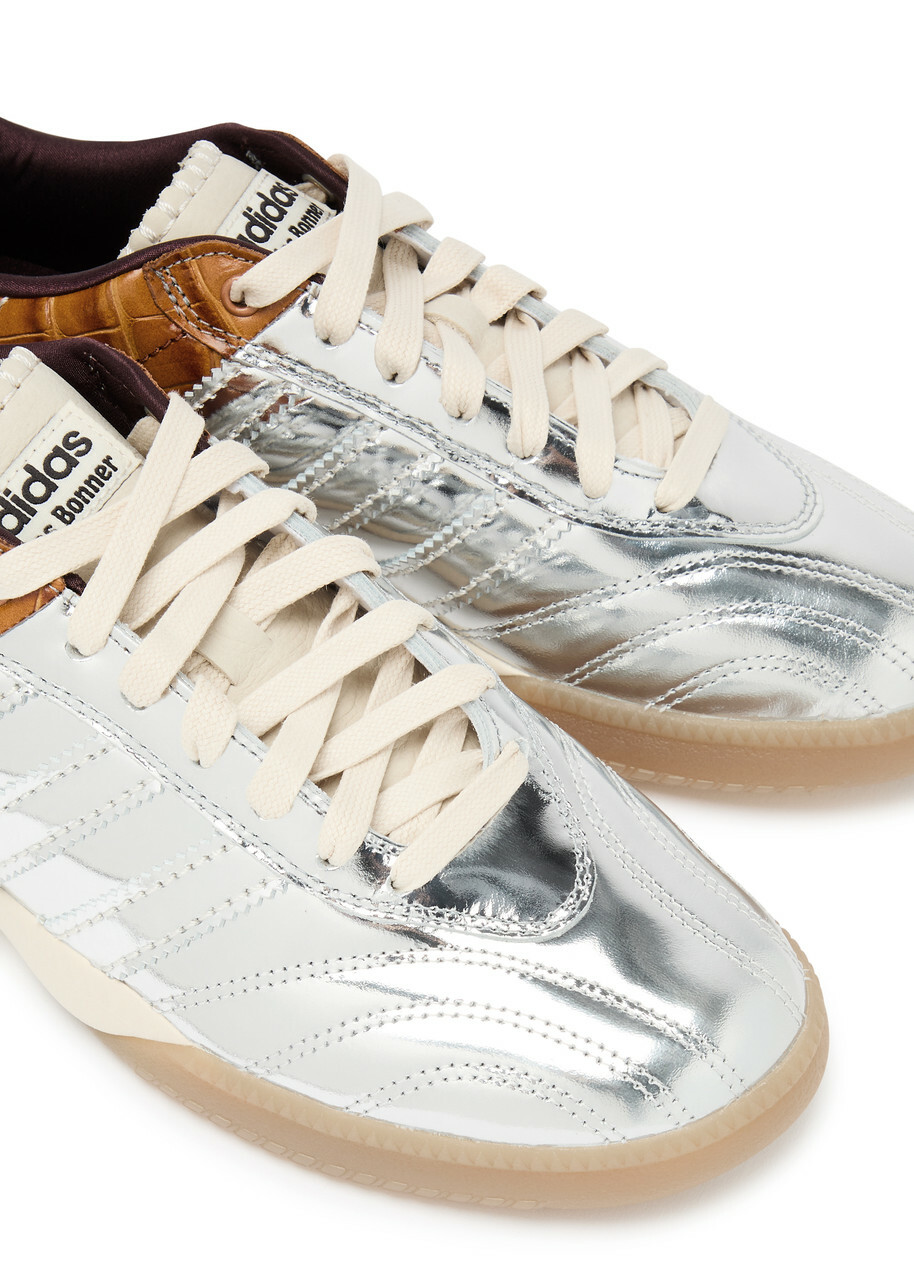 Adidas X Wales Bonner Samba Panelled Metallic Leather Adidas X Wales Bonner Samba Panelled Metallic Leather