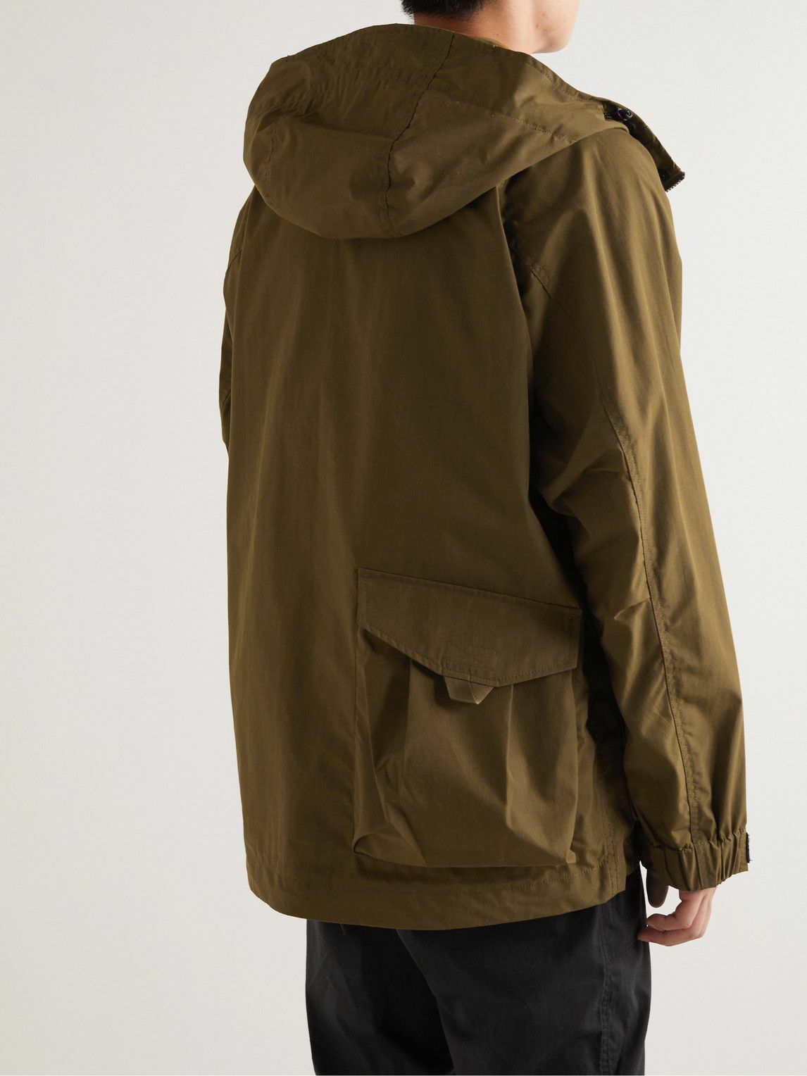 Nanga - Takibi Mesh-Trimmed Shell Hooded Jacket - Brown Nanga