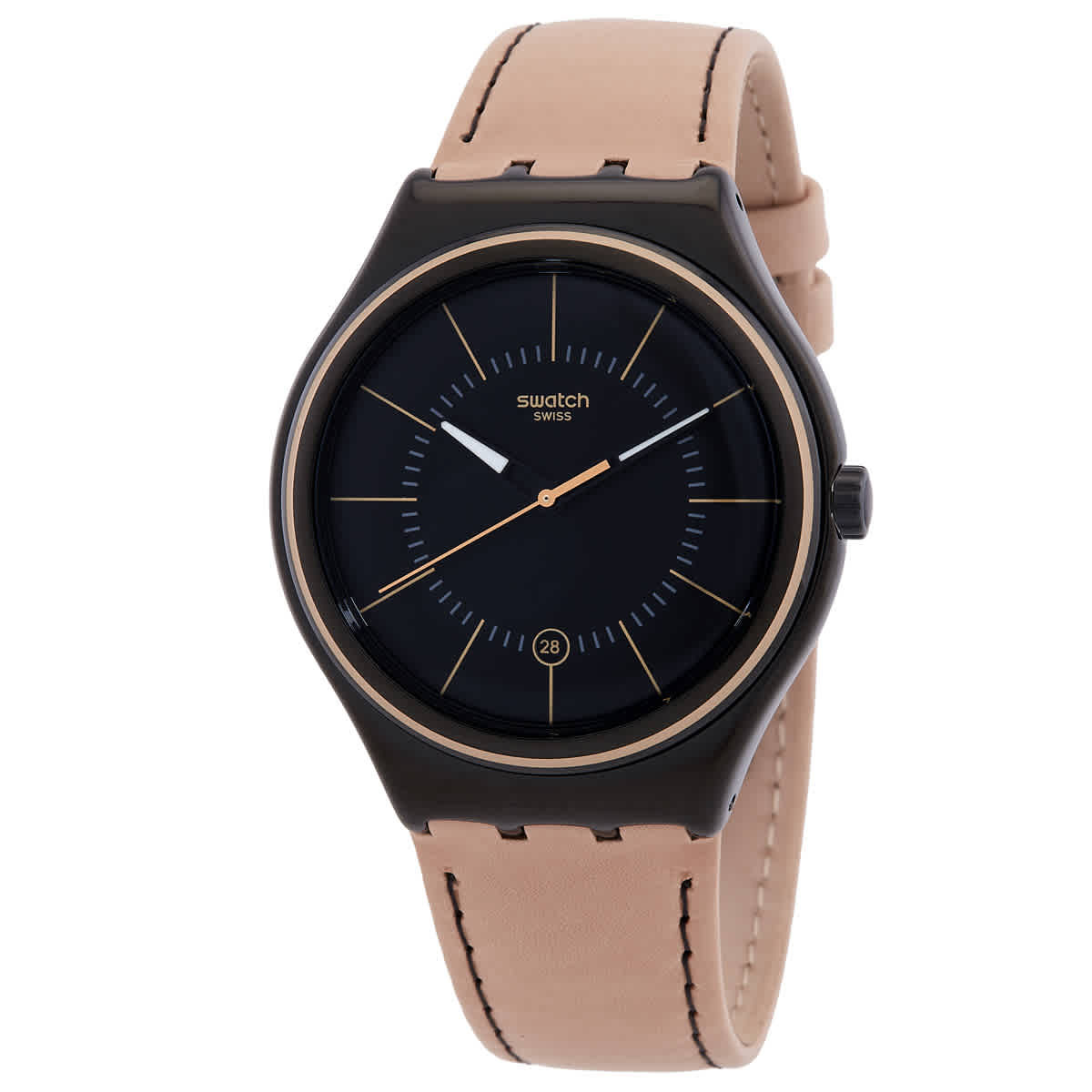 Swatch Sand Storm III Quartz Black Dial Watch YWB400 Swatch