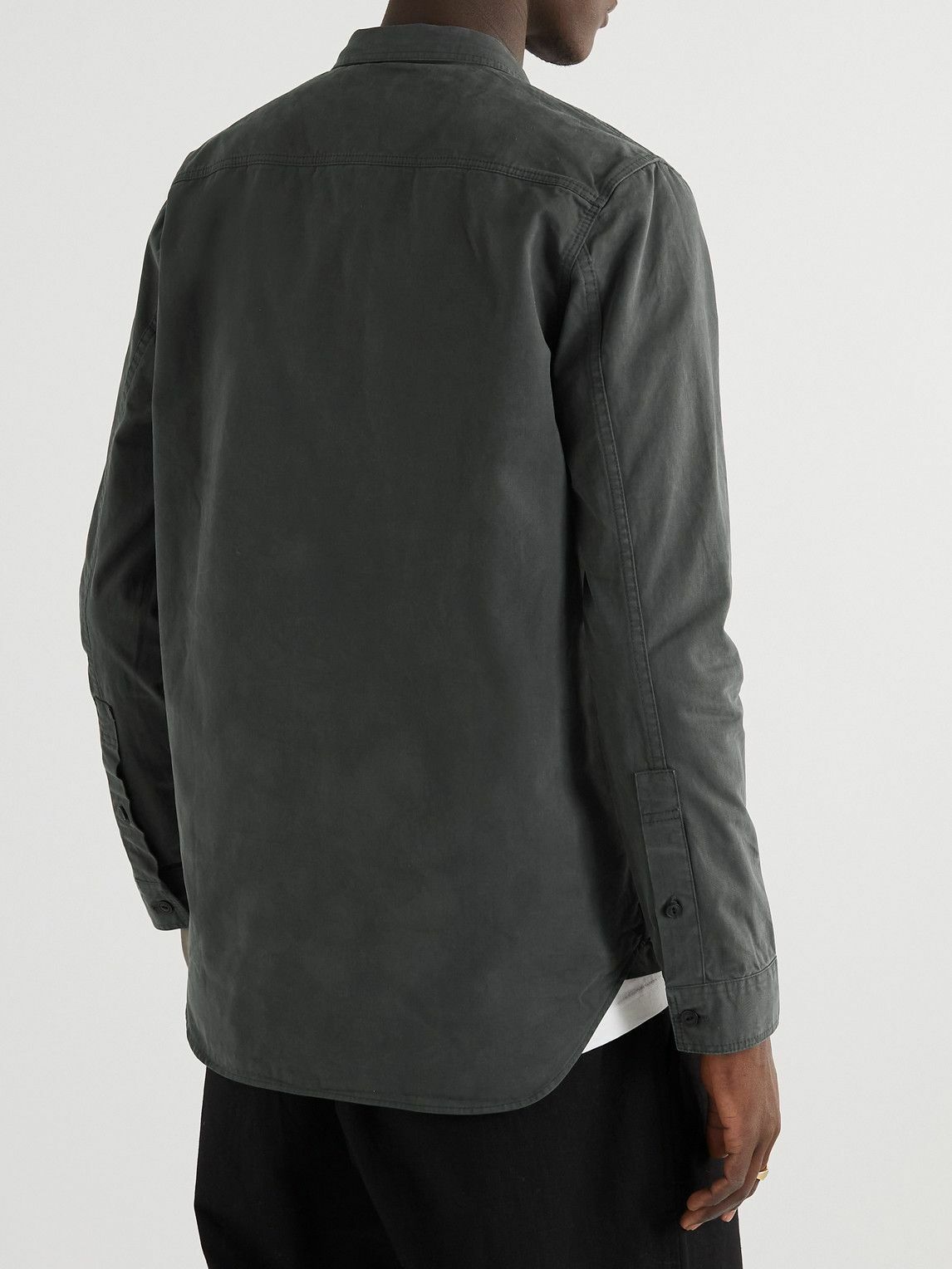 Kestin - Granton Cotton-Drill Overshirt - Gray Kestin Hare